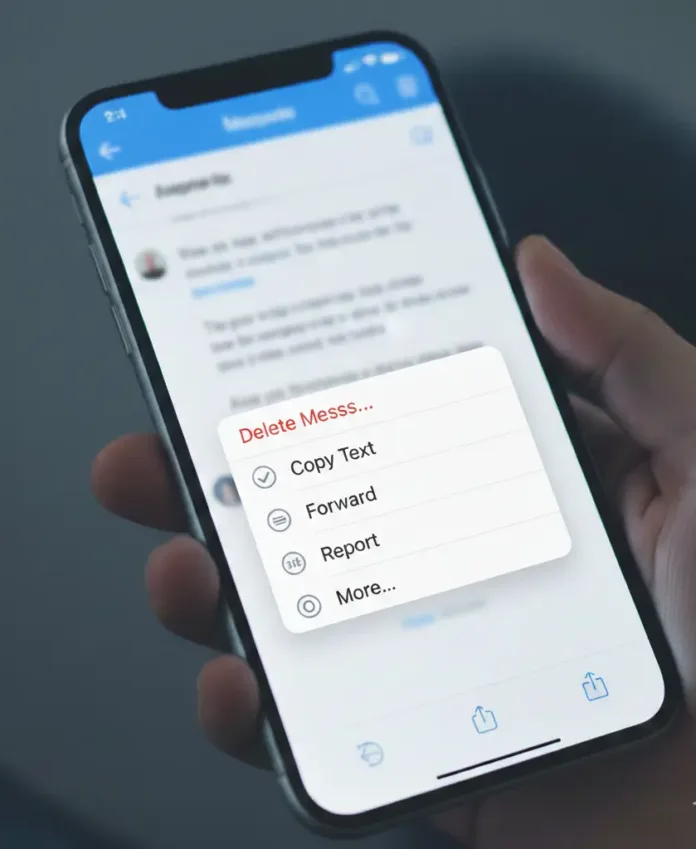 Delete Sensitive Messages For IPhone & Android Security